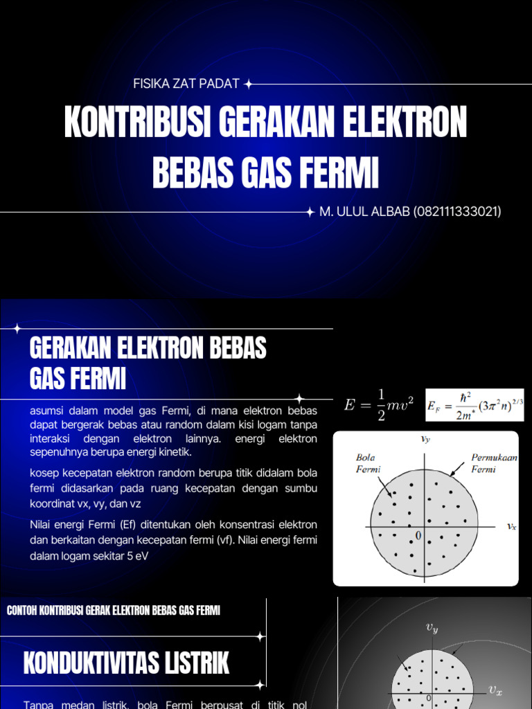 Kontribusi Elektron Gas Fermi | PDF