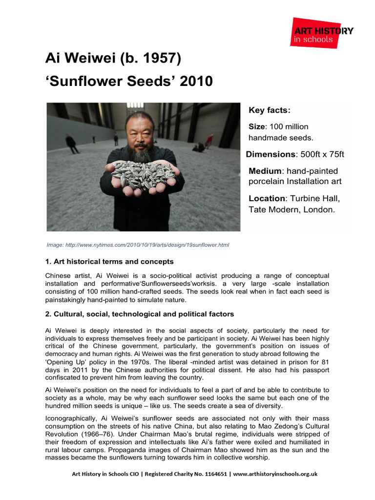 Ai Weiwei Sunflower Seeds' 2010 | PDF | Mao Zedong | Porcelain