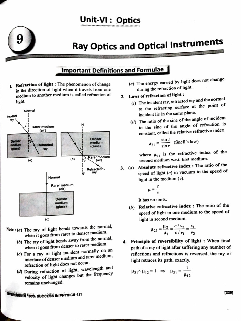 Wave optics | PDF | Refractive Index | Refraction