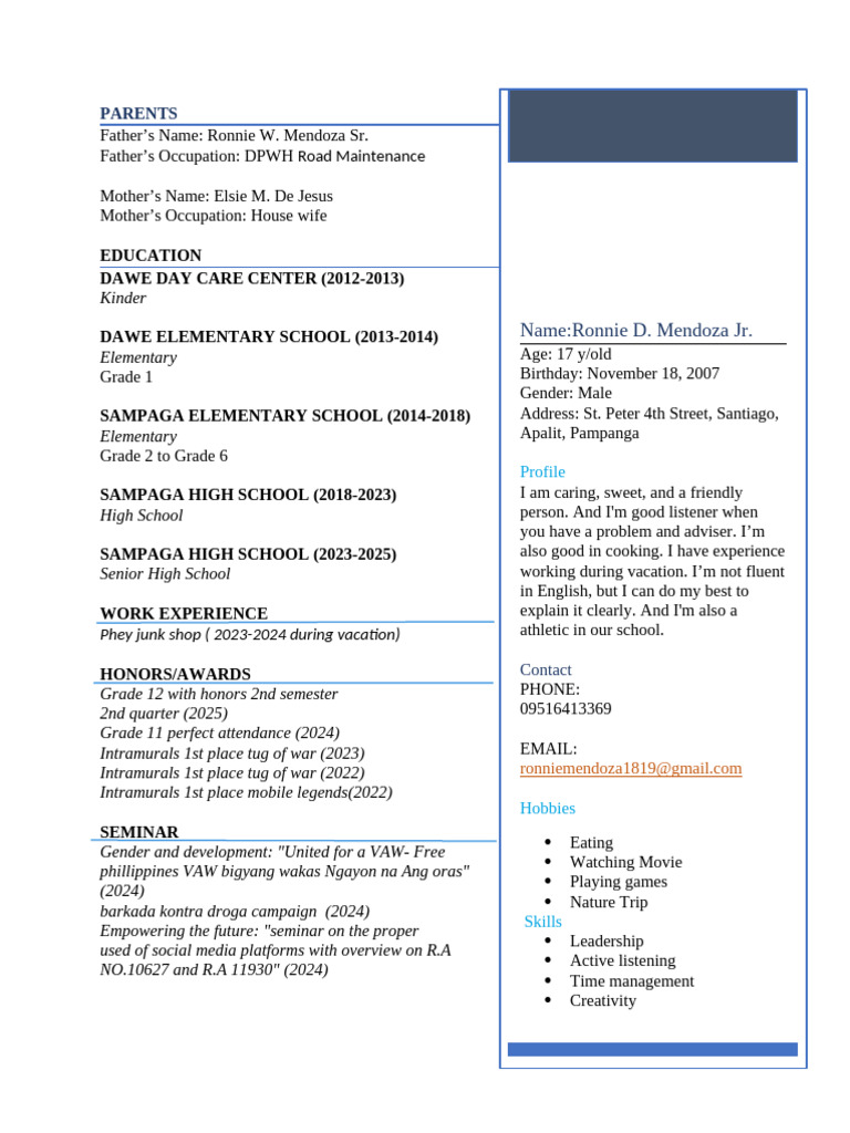 Ronnie.CV_docx v3 fin | PDF