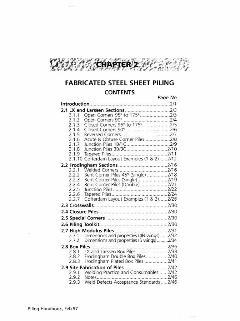 Piling Handbook 1997-3 | PDF