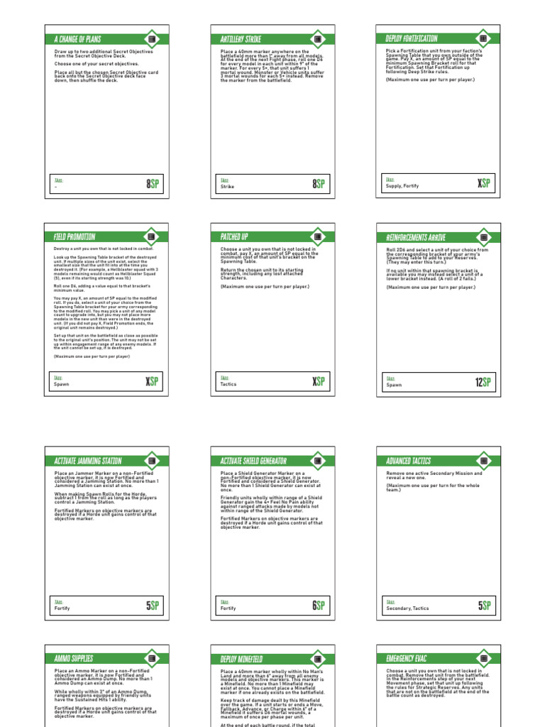 Tactical War Game Strategies | PDF | Fortification | Land Mine