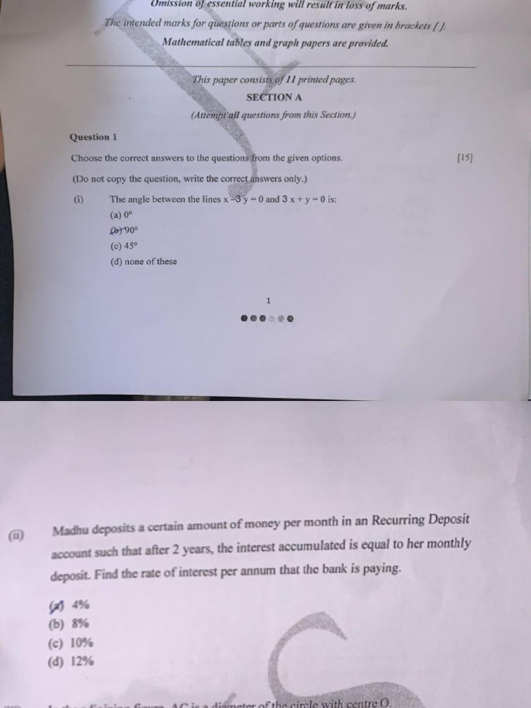 JNS Prelim Papers Overview | PDF | Area | Trigonometric Functions