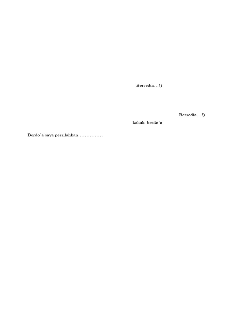 Teks Tanya Jawab Dan Ulang Janji Dewan Racana | PDF