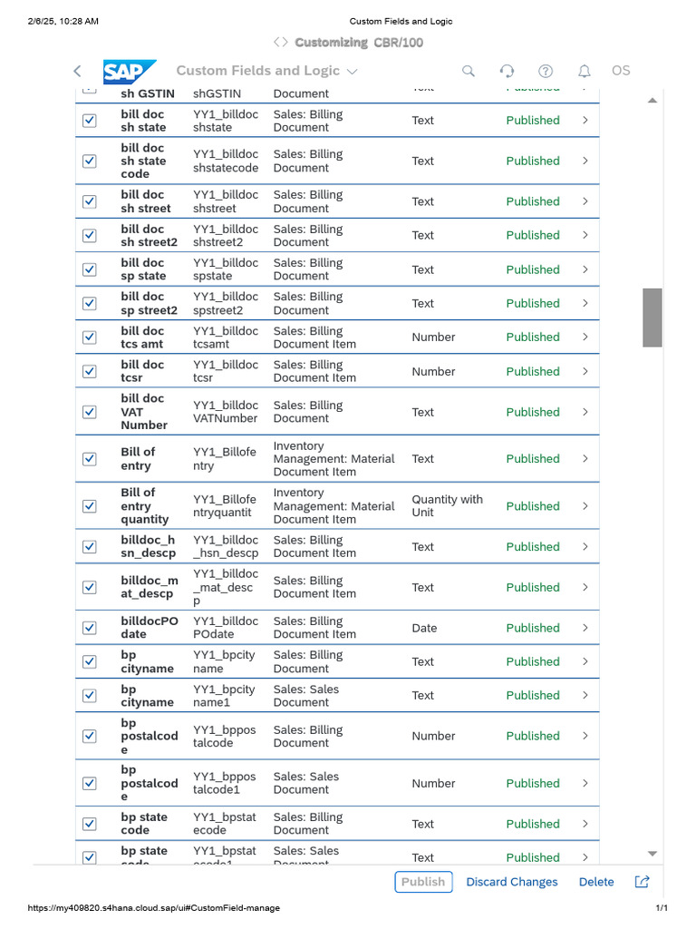 Custom Fields and Logic | PDF