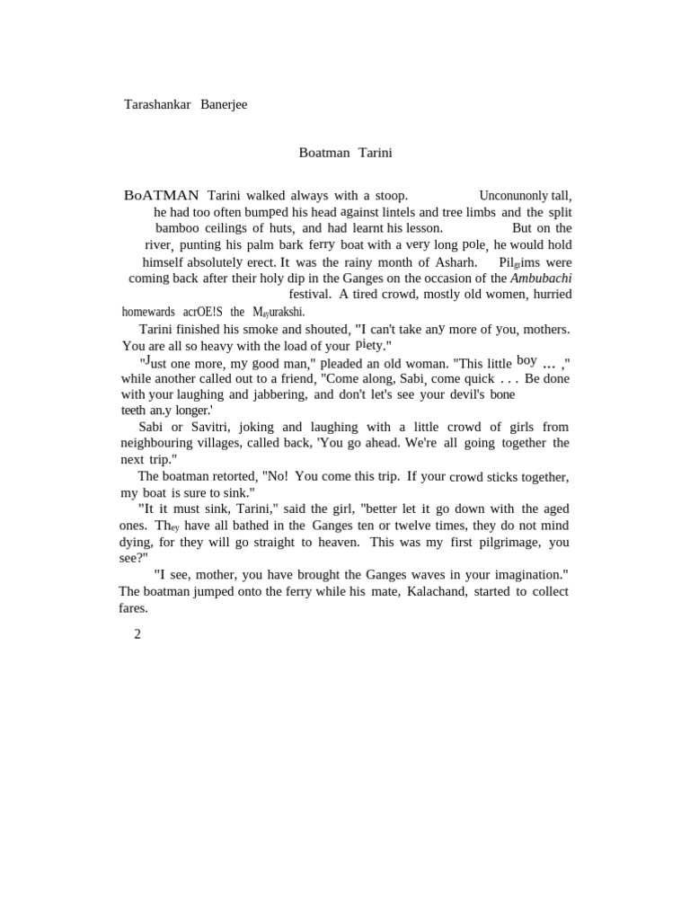 Tarini Story | PDF
