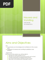 NCCP Antiemetic Guidance for SACT | PDF | Nausea | Vomiting