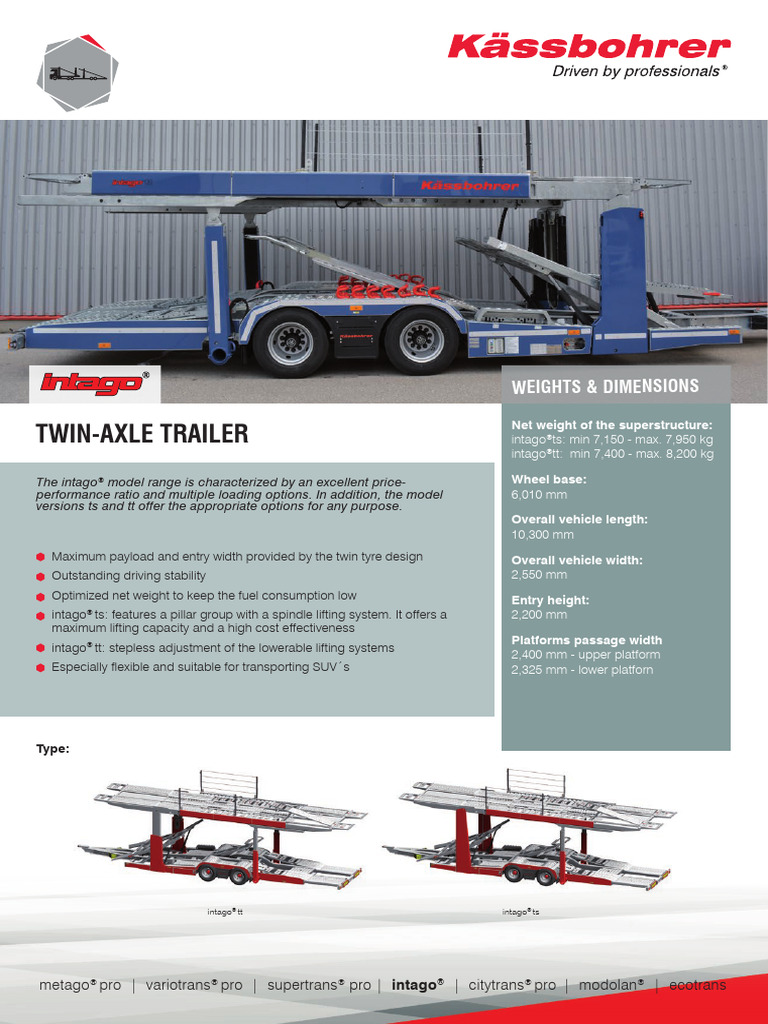 Kaessbohrer - Intago - EN - 0616 PDF Web | PDF | Trailer (Vehicle ...