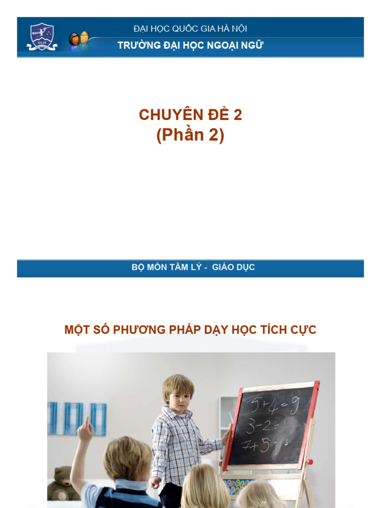 Module 2 - Part 2+3 - PPDH Tích Cực - NVSPNN - 2020 (Compatibility Mode ...