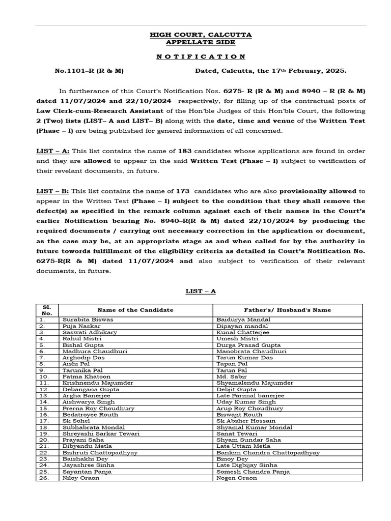 Notice 13449 17 Feb 2025 | PDF