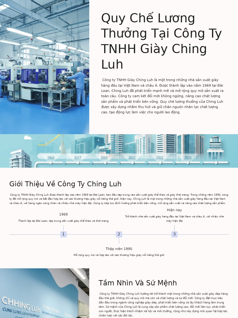 Quy Che Luong Thuong Tai Cong Ty TNHH Giay Ching Luh Bài 2 | PDF
