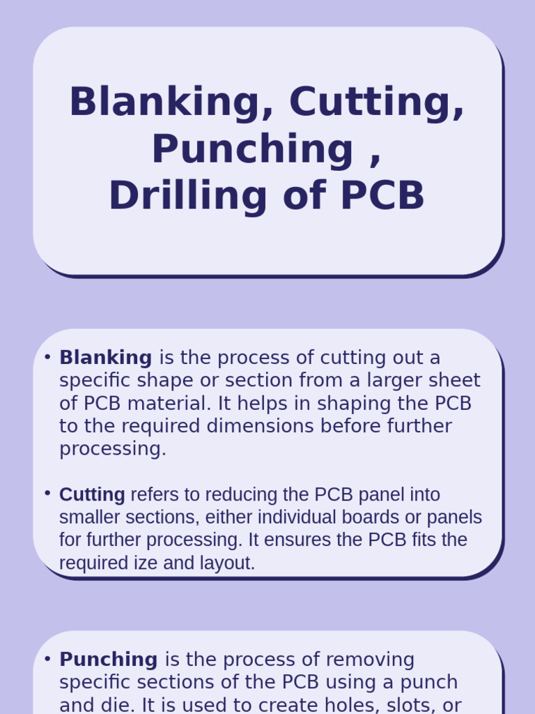 Blanking Cutting Punching Drilling of | PDF