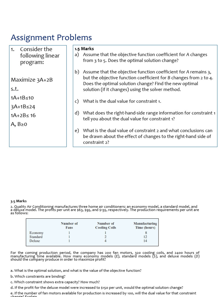Assignment 3 - Sensitivity Analysis | PDF