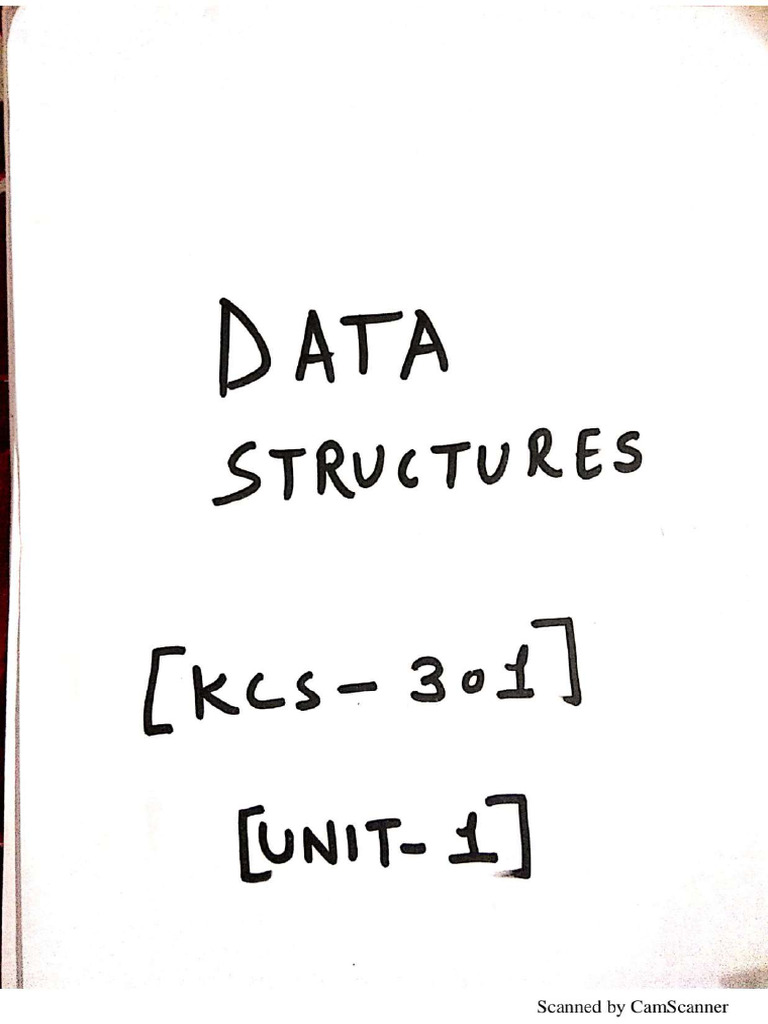 DS Hand Written | PDF DS Hand Written | PDF