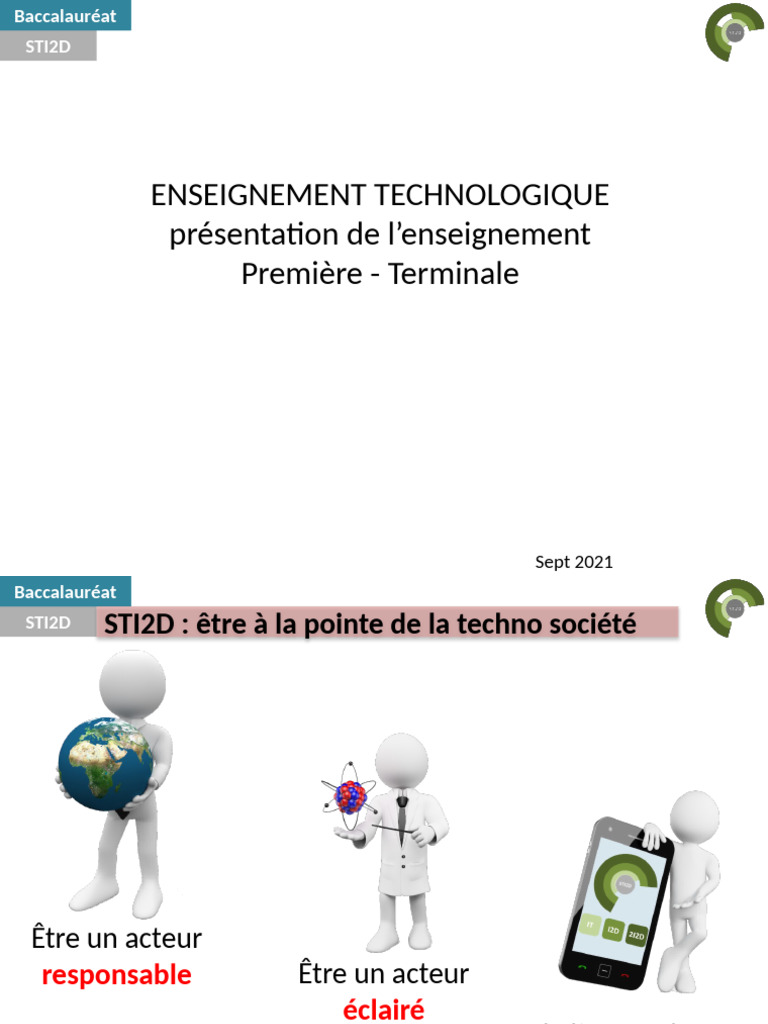 Présentation STI2D | PDF