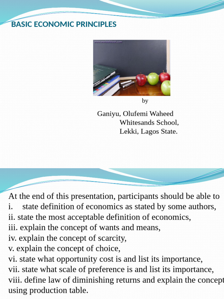 Understanding Basic Economic Concepts | PDF | Economics | Economies