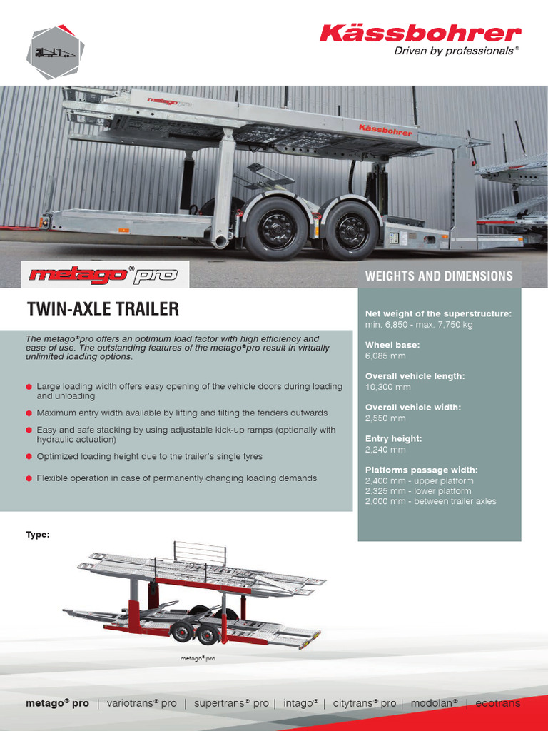 Kaessbohrer MetagoPro APT en 0616 PDF Web | PDF | Trailer (Vehicle) | Axle