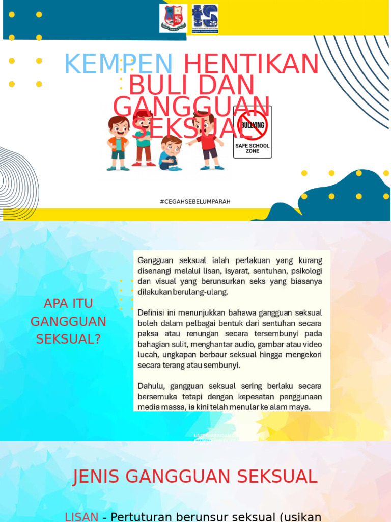 Kempen Hentikan Buli dan Gangguan Seksual | PDF