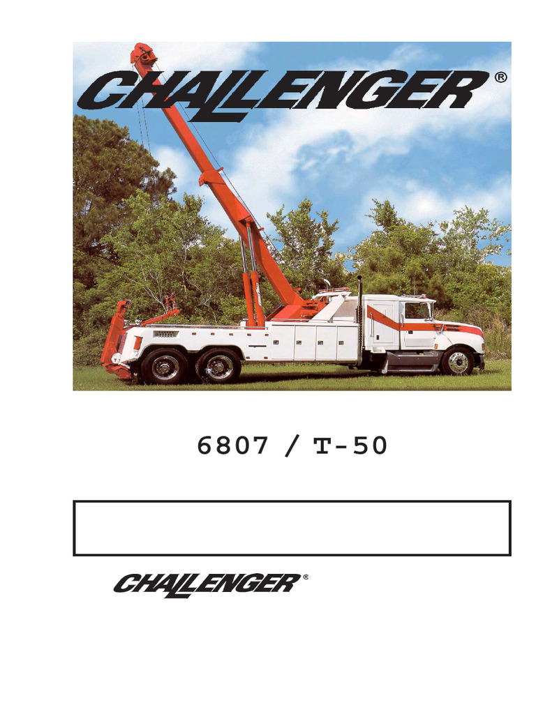 challenger_6807_wrecker_t50_underlift-parts | PDF | Implied Warranty ...