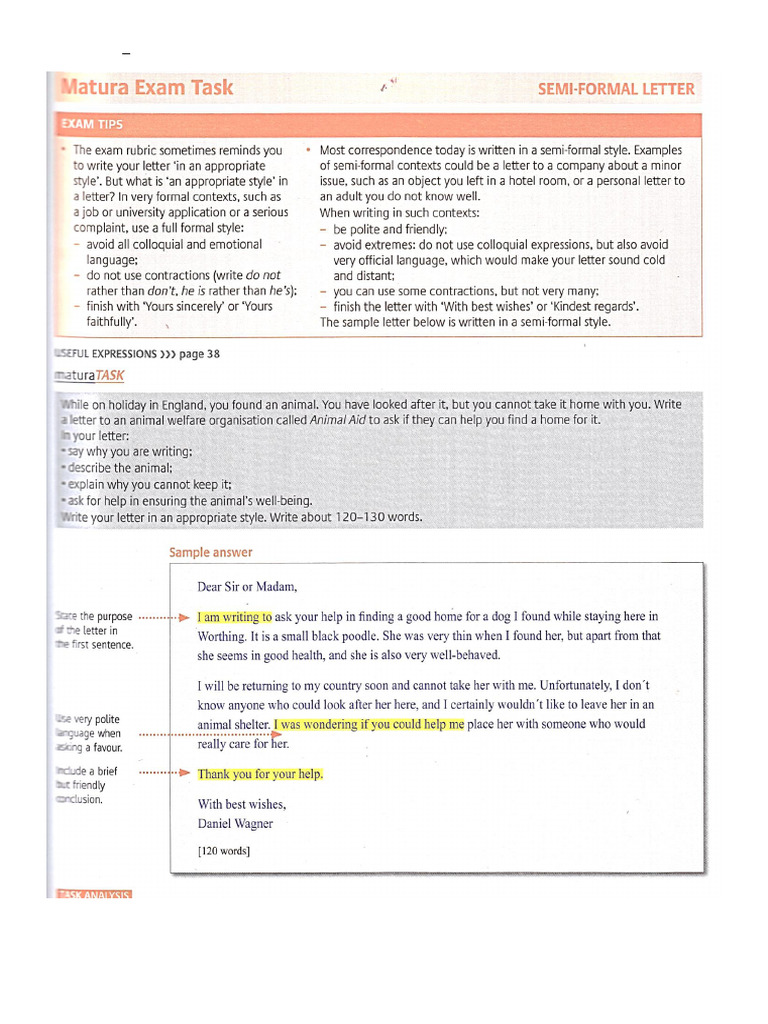WRITING Examples and Tips | PDF
