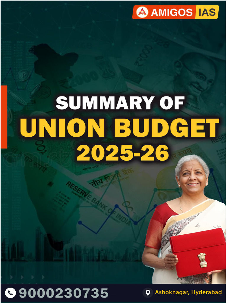 Union Budget 2025-26 Overview | PDF | Taxes | Income Tax