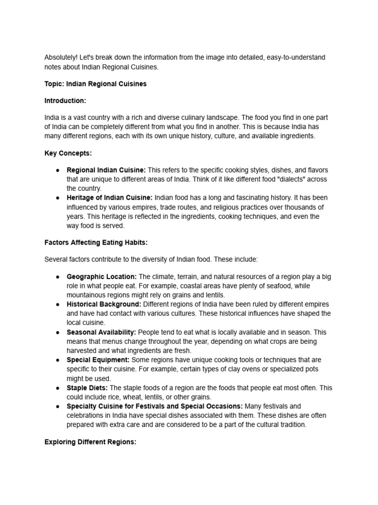 BFBP- II | PDF | Indian Cuisine | Cuisine