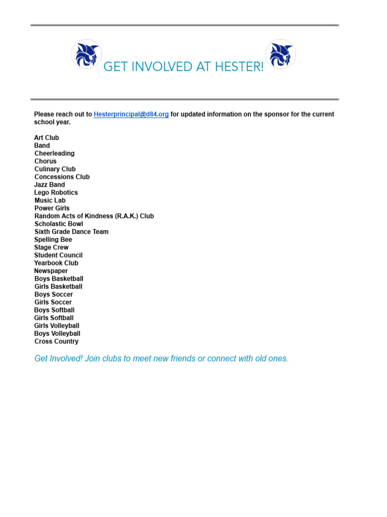 Copy of Extracurriculars List | PDF