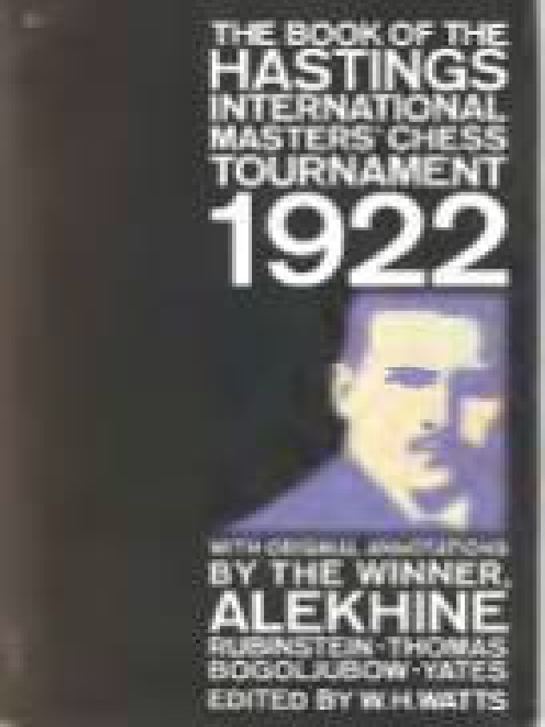 Alekhine Alexander - Hastings 1922, 1968-Dover, 64p(popisná) | PDF