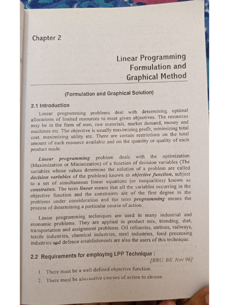 Unit 1 OR | PDF