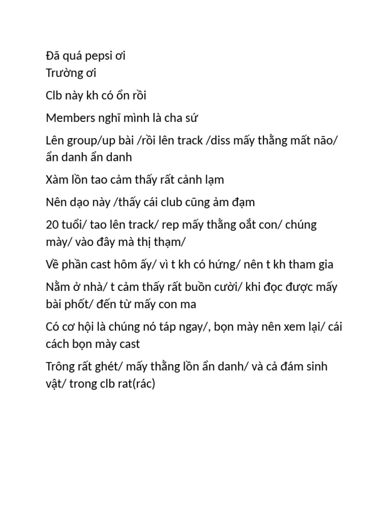 Đã Quá Pepsi Ơi | PDF