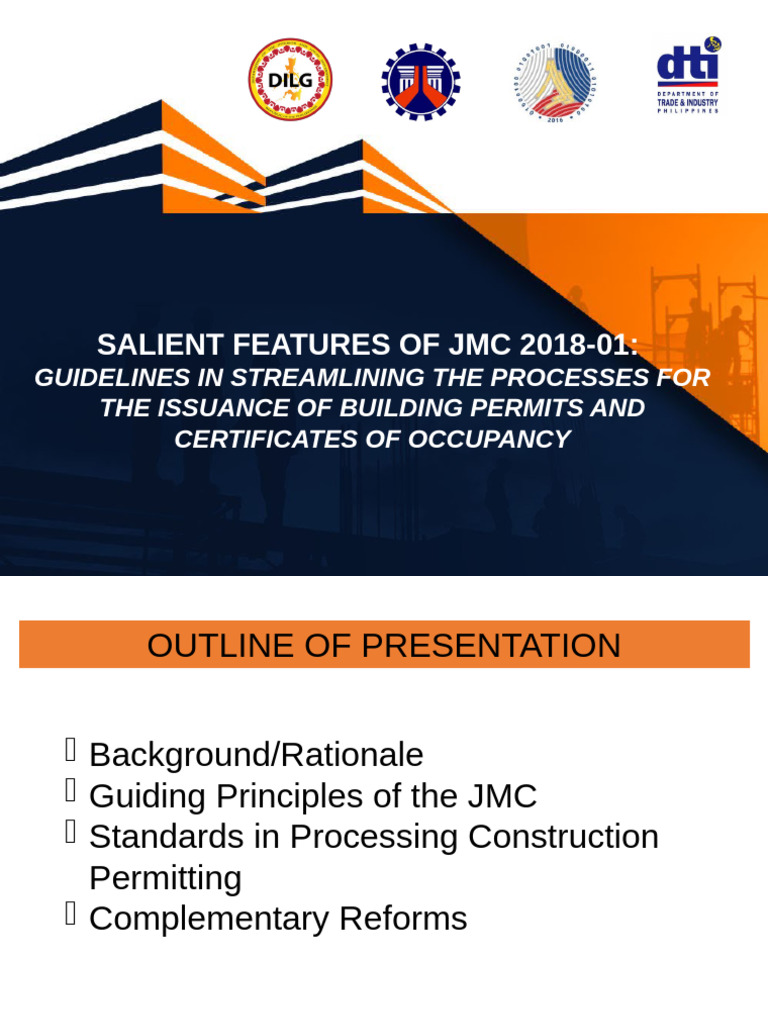 2.5 Combine Salient Features of The JMC 2018-01 & Standards For BPCO ...