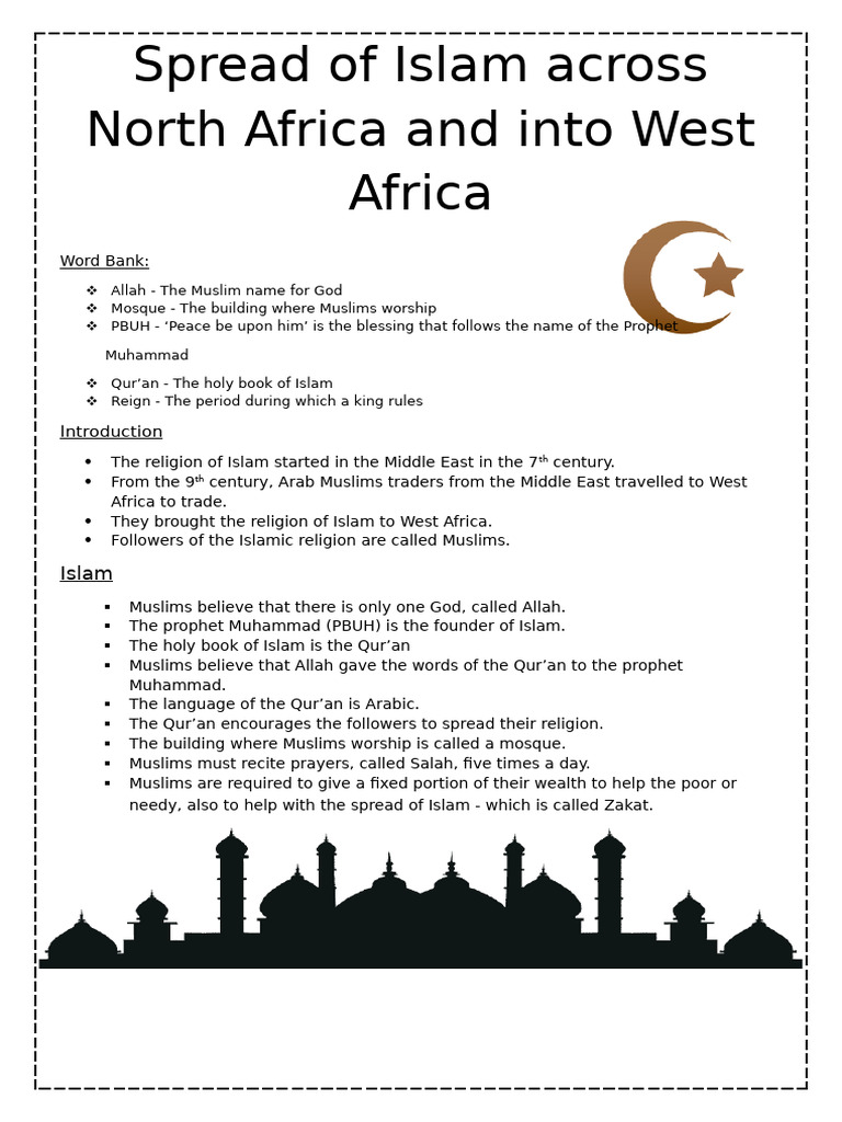 Islam's Expansion into Africa | PDF