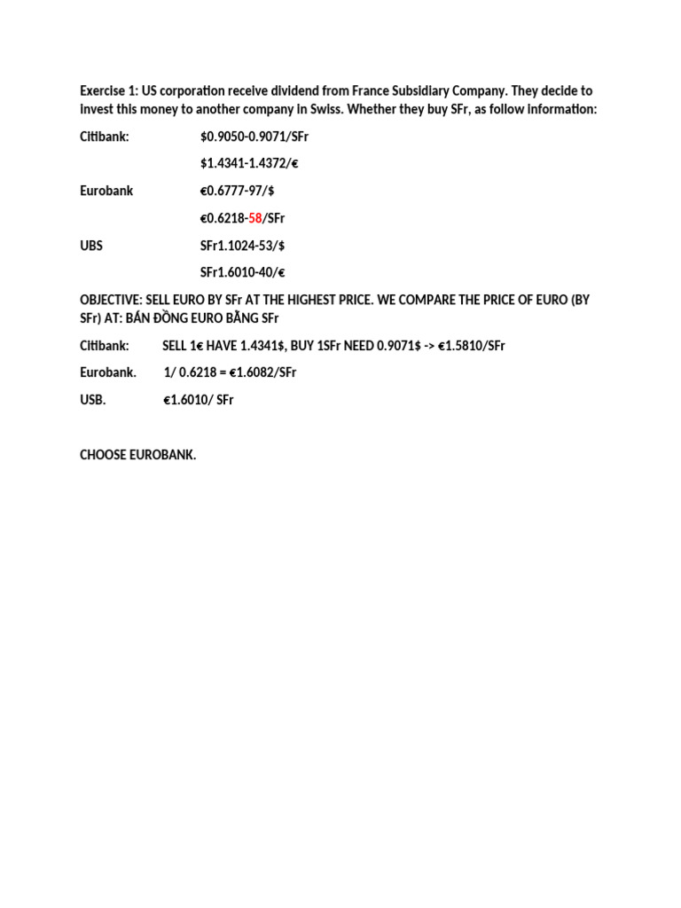 Exercise 1 Lan Anh | PDF