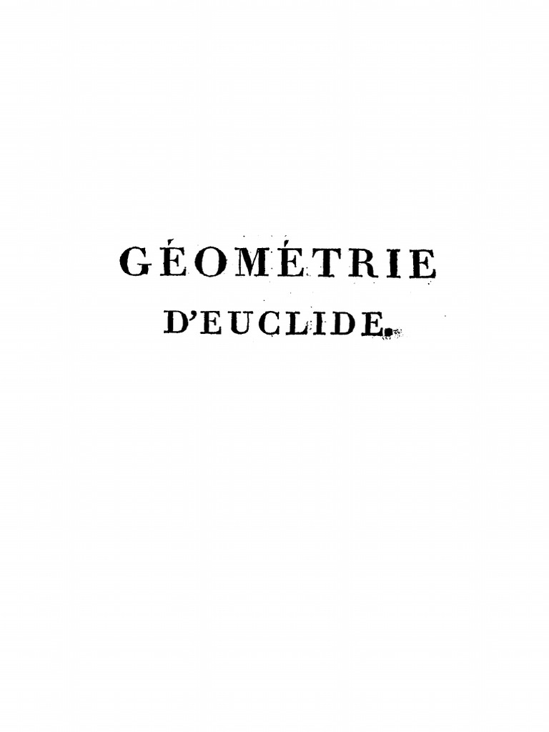Euclide Elements 1804 | PDF