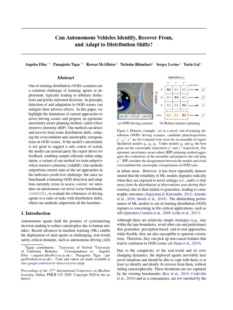 Identify, Recover From, and Adapt To Distribution Shifts | PDF ...