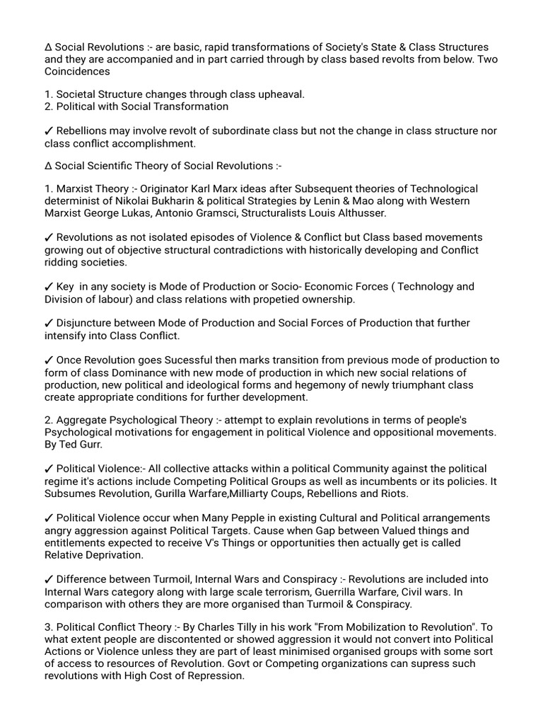 Explaining The Social Revolutions by Teda Skocpol | PDF | Revolutions ...