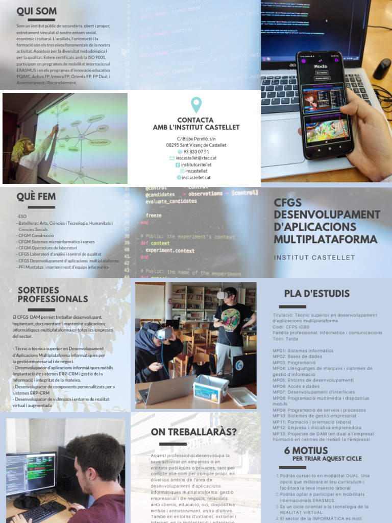 Tríptic CFGS DAM (2023-2024) | PDF