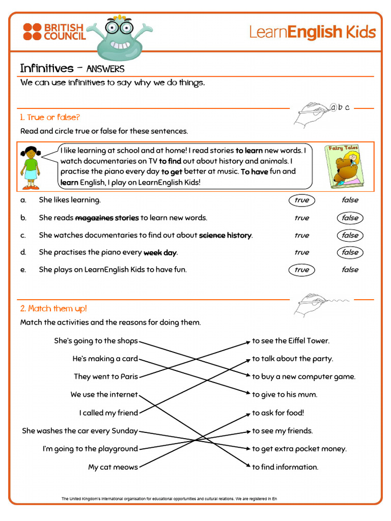 grammar-practice-infinitives-worksheet-answers_1 | PDF