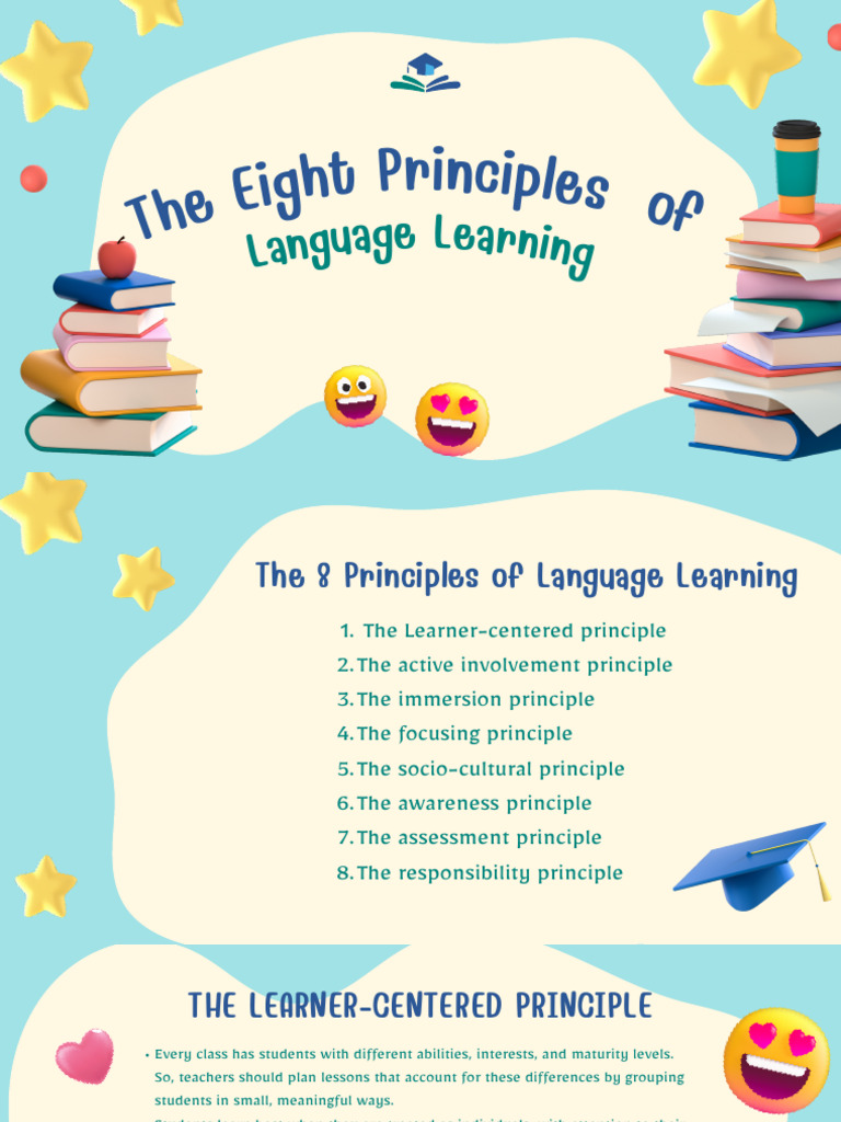 Eight Principles of Language Learning | PDF | Learning | Teachers