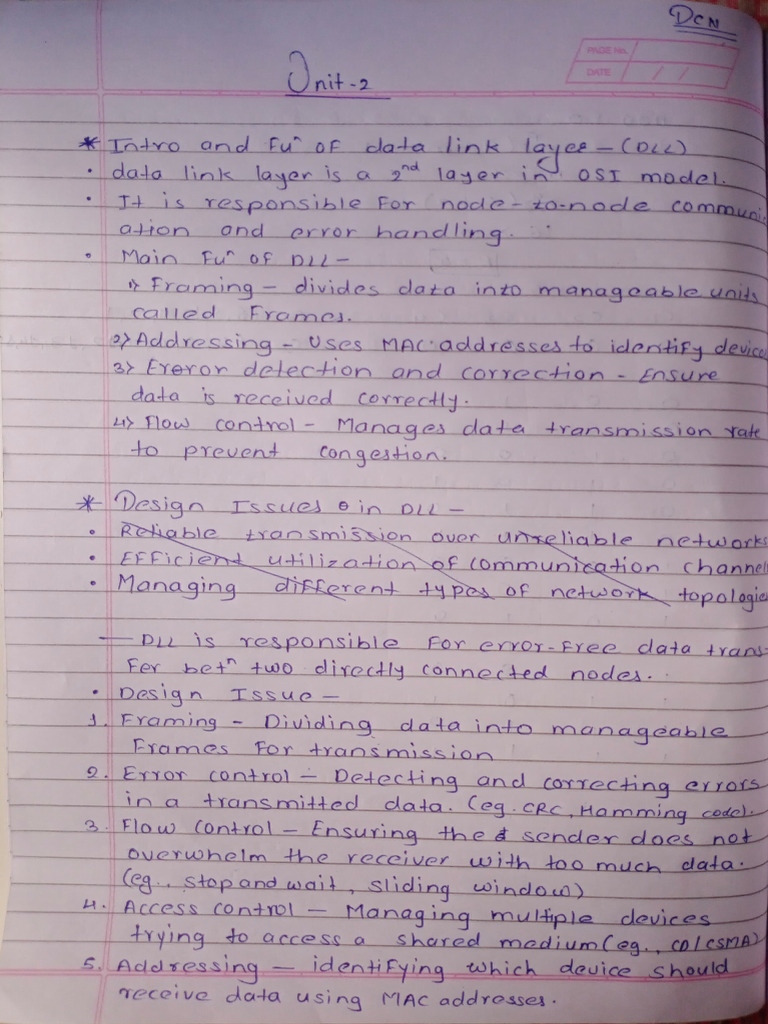DCN Unit2 | PDF