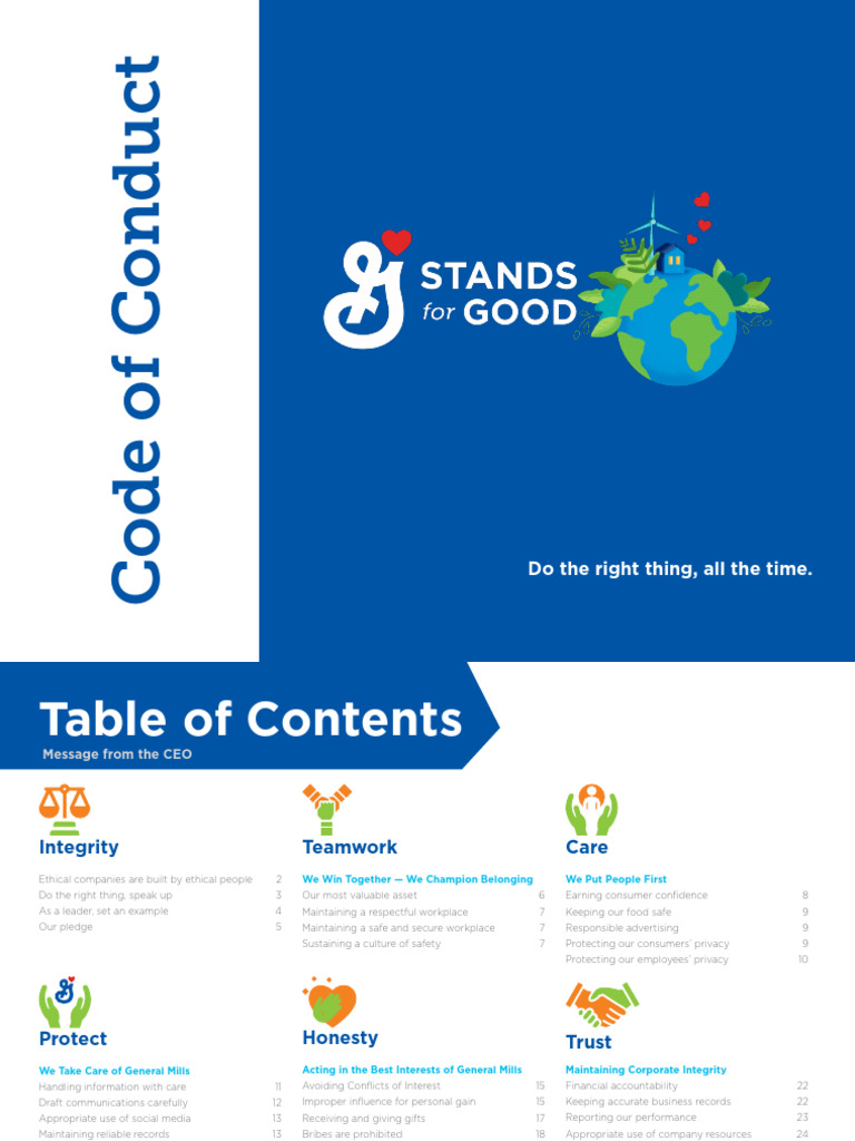 General Mills Employee Ethics Guide | PDF | Intellectual Property | Bribery