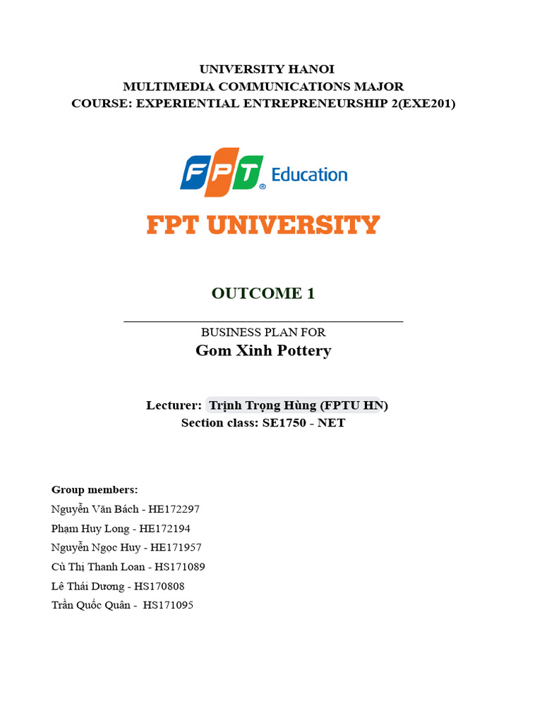 Outcome 1 - Group 4 | PDF