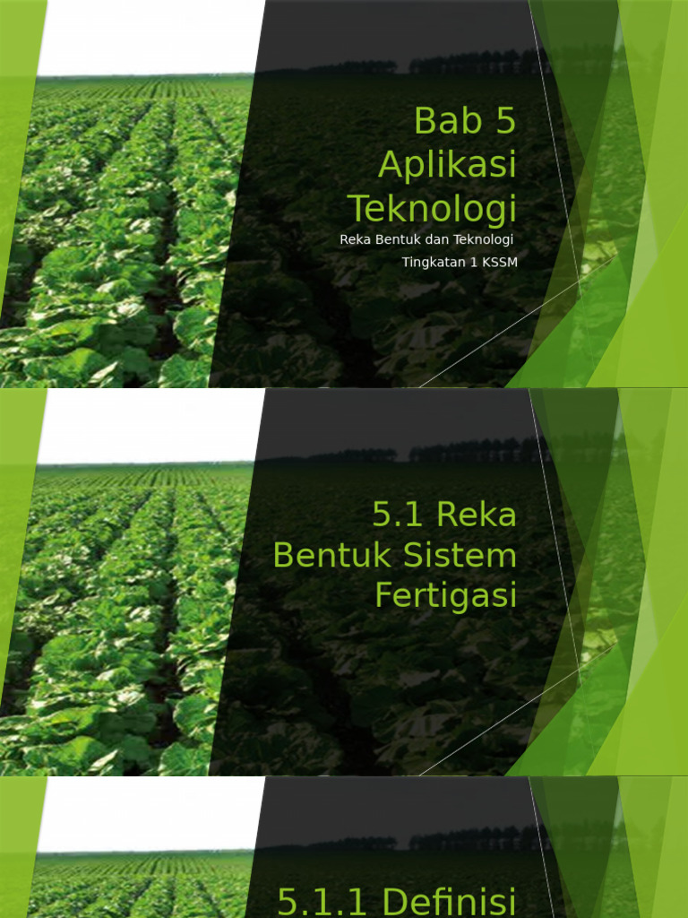 Nota RBT Bab 5.1 Sistem Fertigasi | PDF