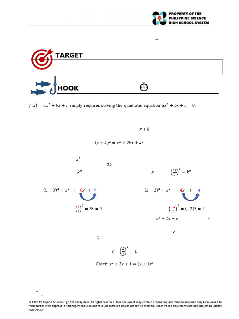 Zeros of Quadratic Functions Guide | PDF | Quadratic Equation | Mathematics