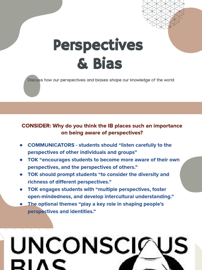 Bias___Perspectives | PDF