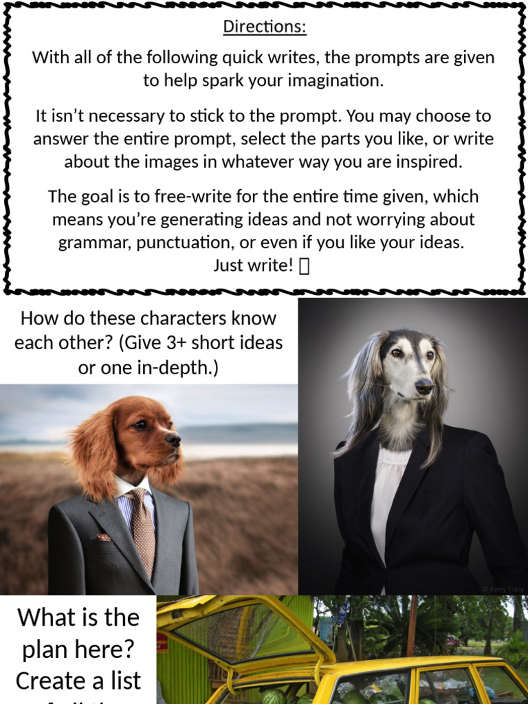 Creative Writing Prompts for Imagination | PDF