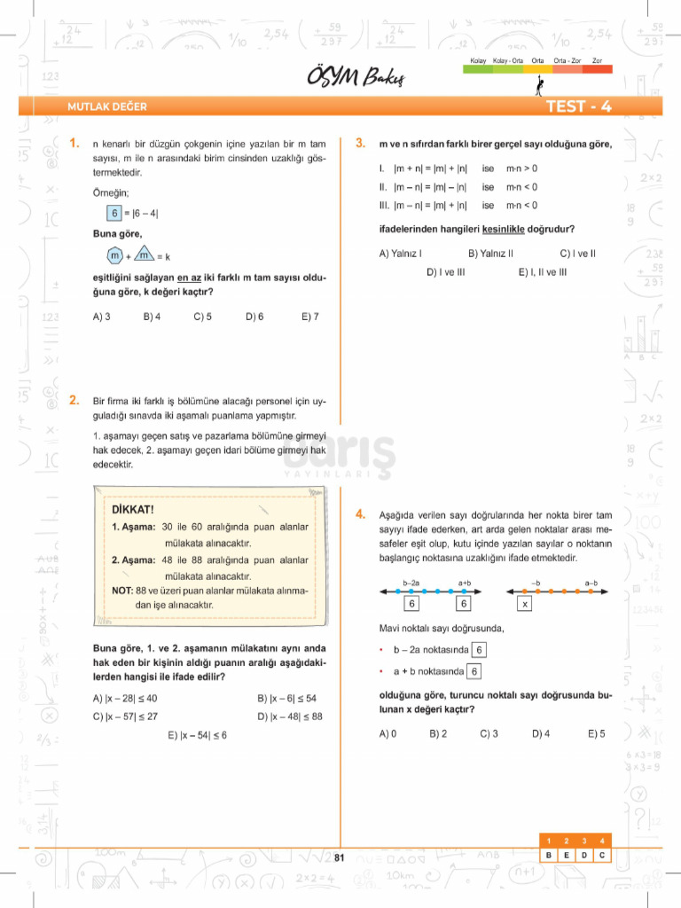 TYT MATEMAT陌K SORU BANKASI BARI艦 YAYINLARI-sayfalar-87 | PDF