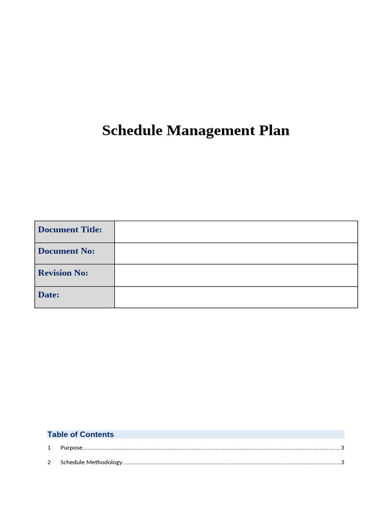 Project Schedule Management Guide | PDF | Applied Mathematics