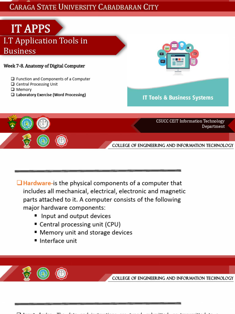 Week 7 8. Anatomy of Digital Computer | PDF | Computer Data Storage | Byte