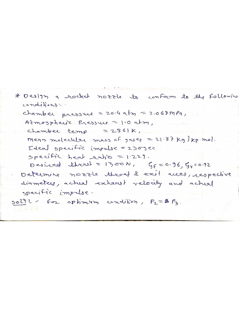 Propulsion Class Notes | PDF